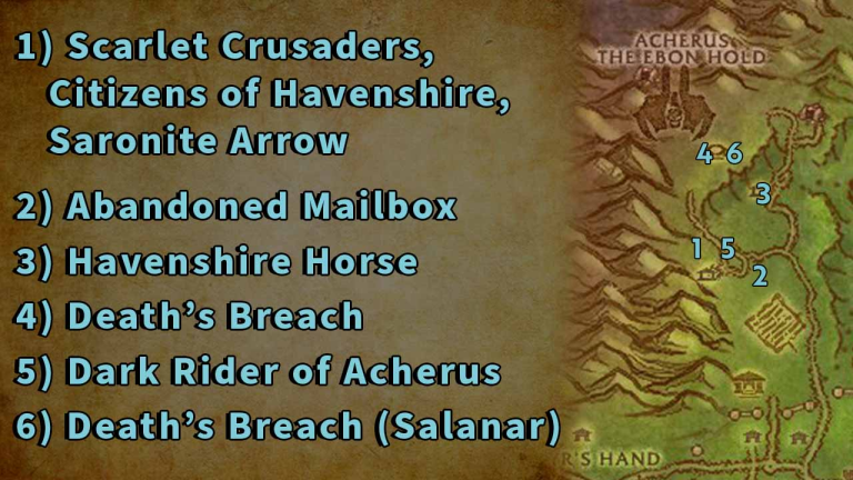 Death Knight Starter Area Leveling Guide